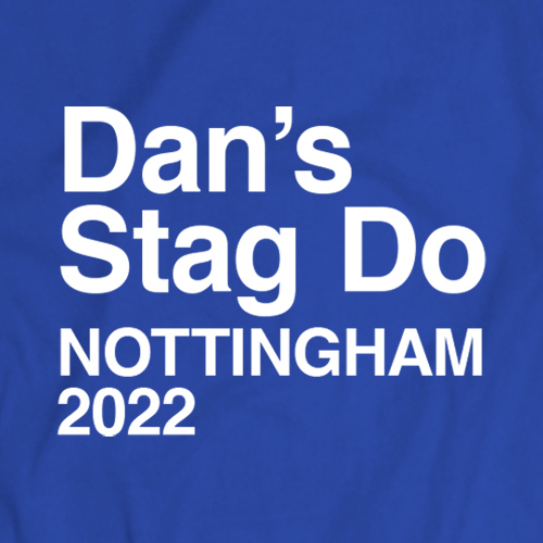 Personalised Stag Do Products | T-Shirts, Sashes, Badges & Socks ...