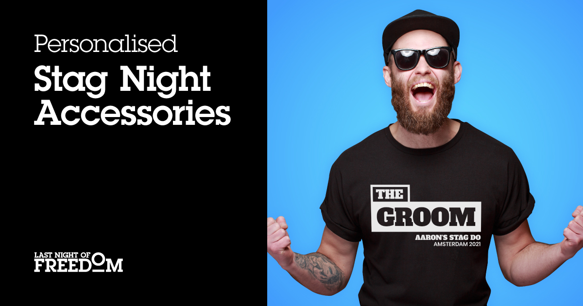 Personalised Stag Do Products | T-Shirts, Sashes, Badges & Socks ...