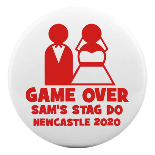 Personalised Stag Night Badges - 19 Designs - Printed in 48 Hours ...