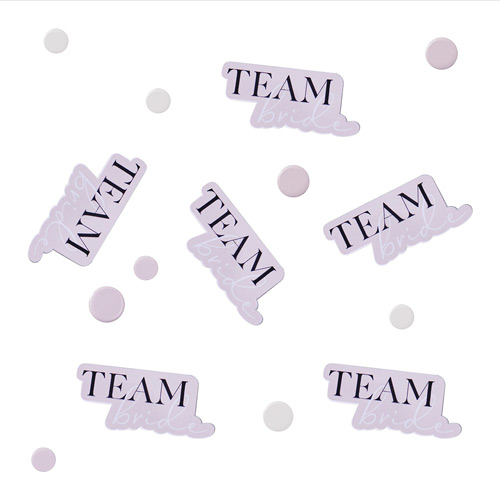 Team Bride Paper Confetti - £1.99 - 1 In Stock - Last Night of Freedom