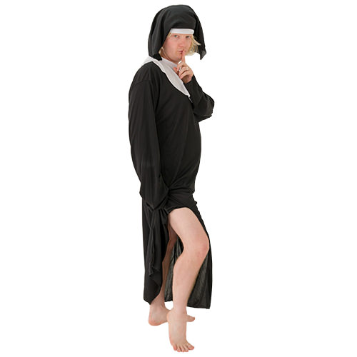 Male Nun Costume - £12.99 - 14 In Stock - Last Night of Freedom